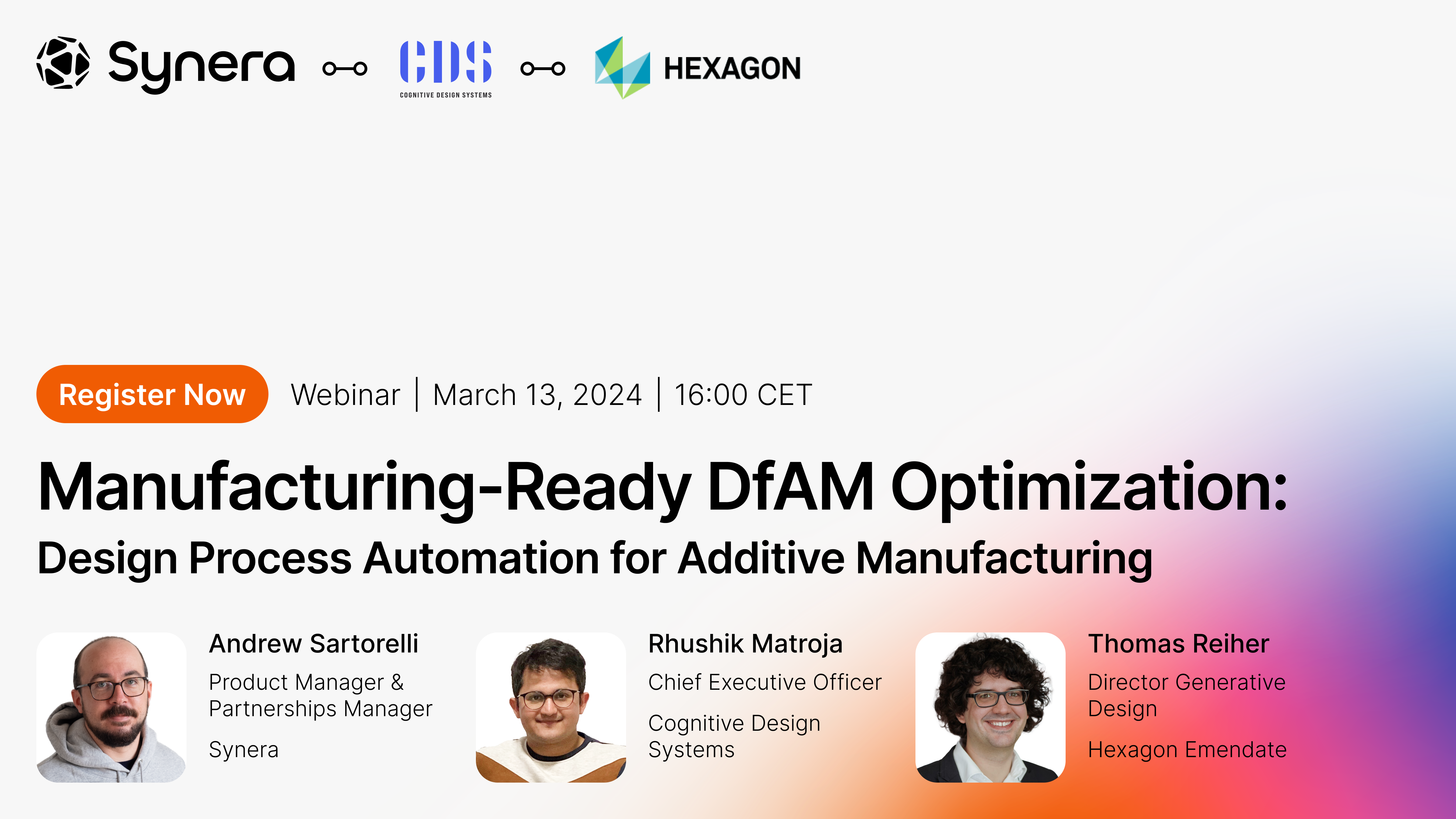 Webinar: Manufacturing-Ready DfAM Optimization with CDS and Hexagon